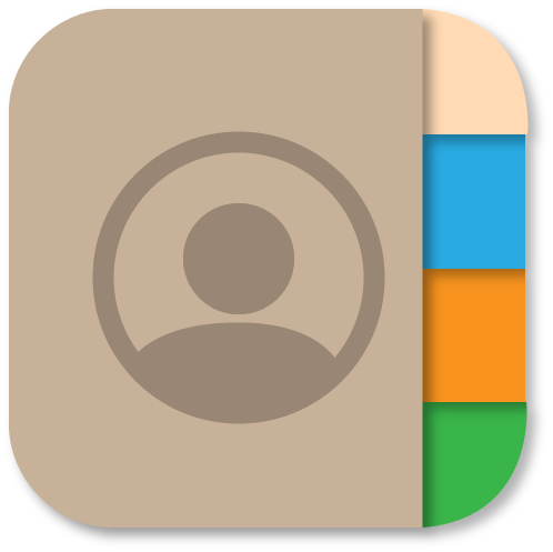 Iphone Contacts Vector Icon - [Free Download] - (SVG and PNG)