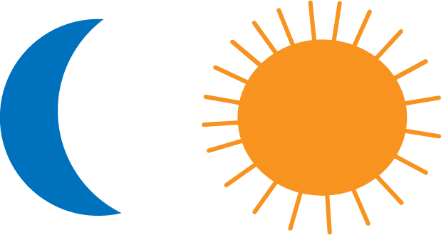 Sun Moon Vector Icon - [Free Download] - (SVG and PNG)