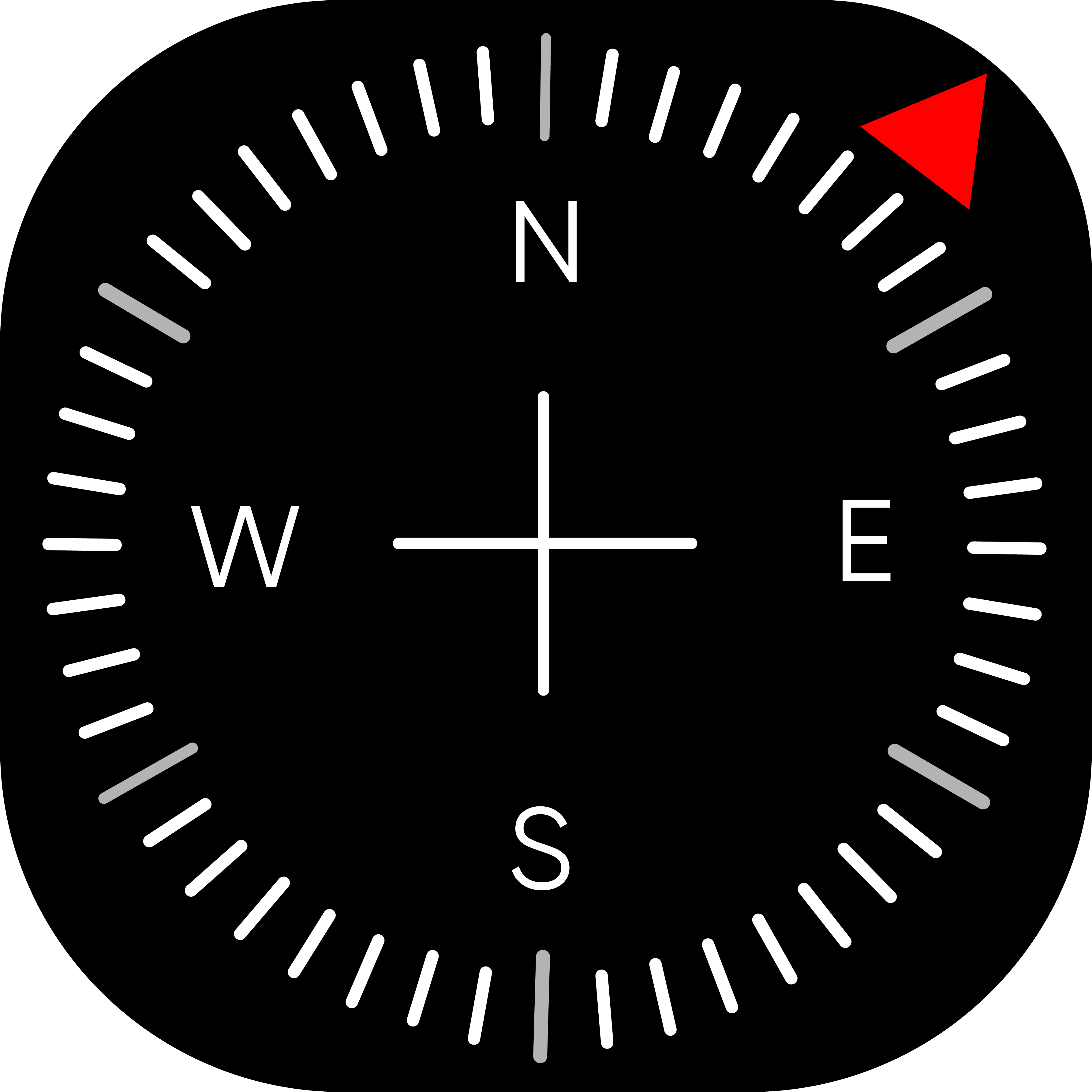 Compass Ios Vector Icon Free Download SVG And PNG 
